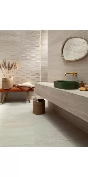 Tubądzin Płytka ścienna Tissue beige 29,8x74,8